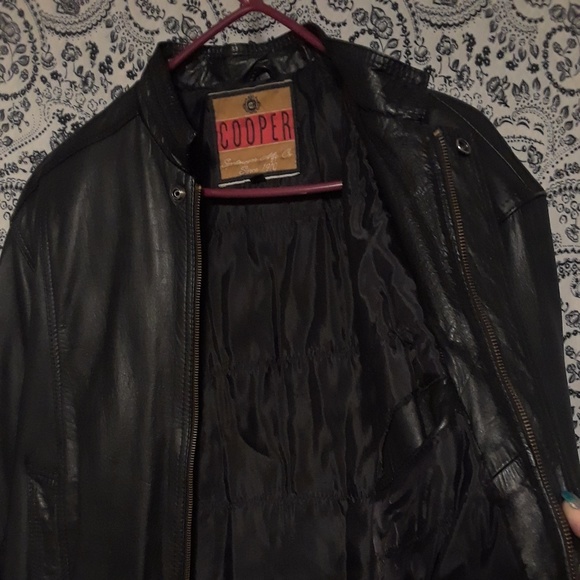 Cooper | Jackets & Coats | Sale Vintage Mens Real Leather Jacket | Poshmark